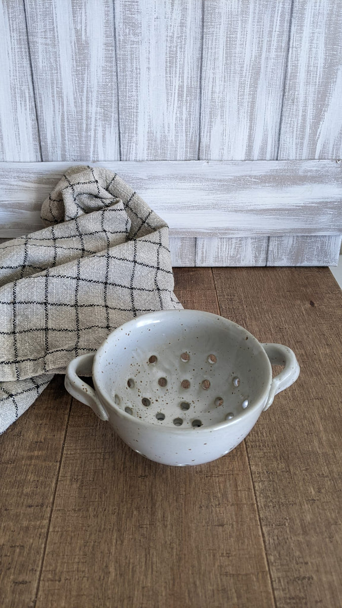 Stoneware Mini Colander Gingersweet Gatherings