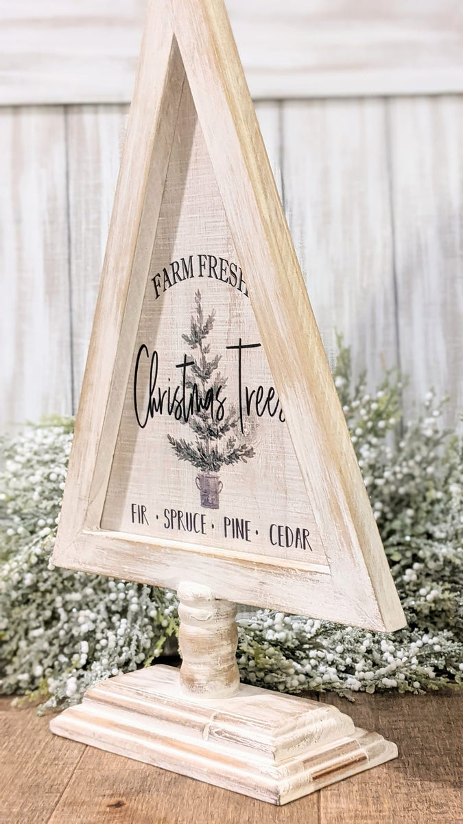Christmas Tree Sign Display – GingerSweet Gatherings