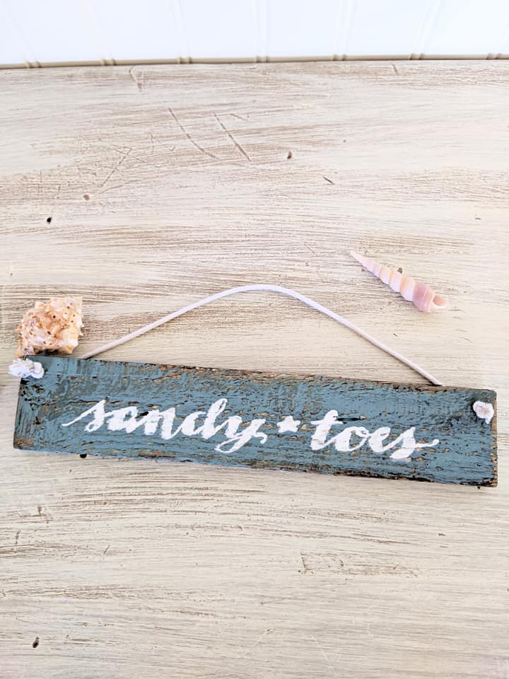 Sandy Toes Sign – GingerSweet Gatherings